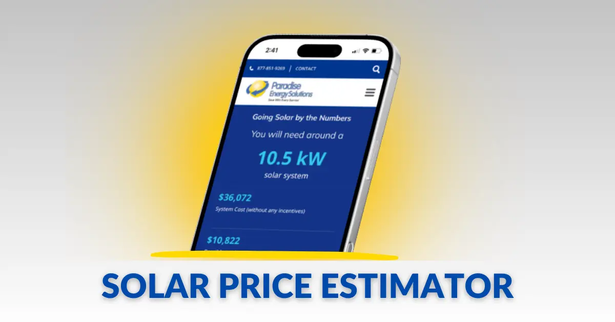 Solar Panel Price Estimator | Instantly Calculate Solar Install Price